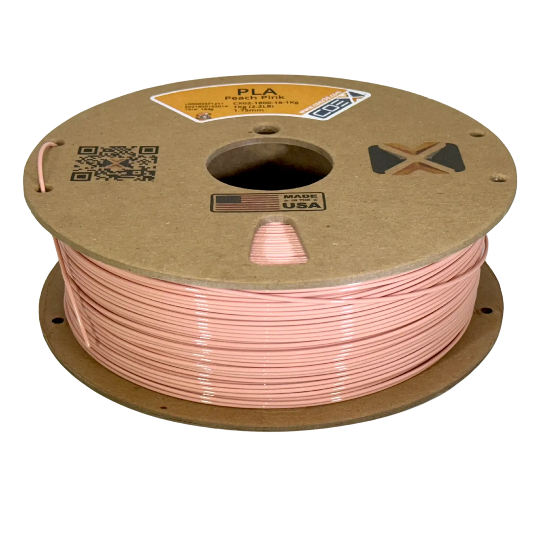 Peach Pink PLA - Made in the US - Get it now - COEX 3D
