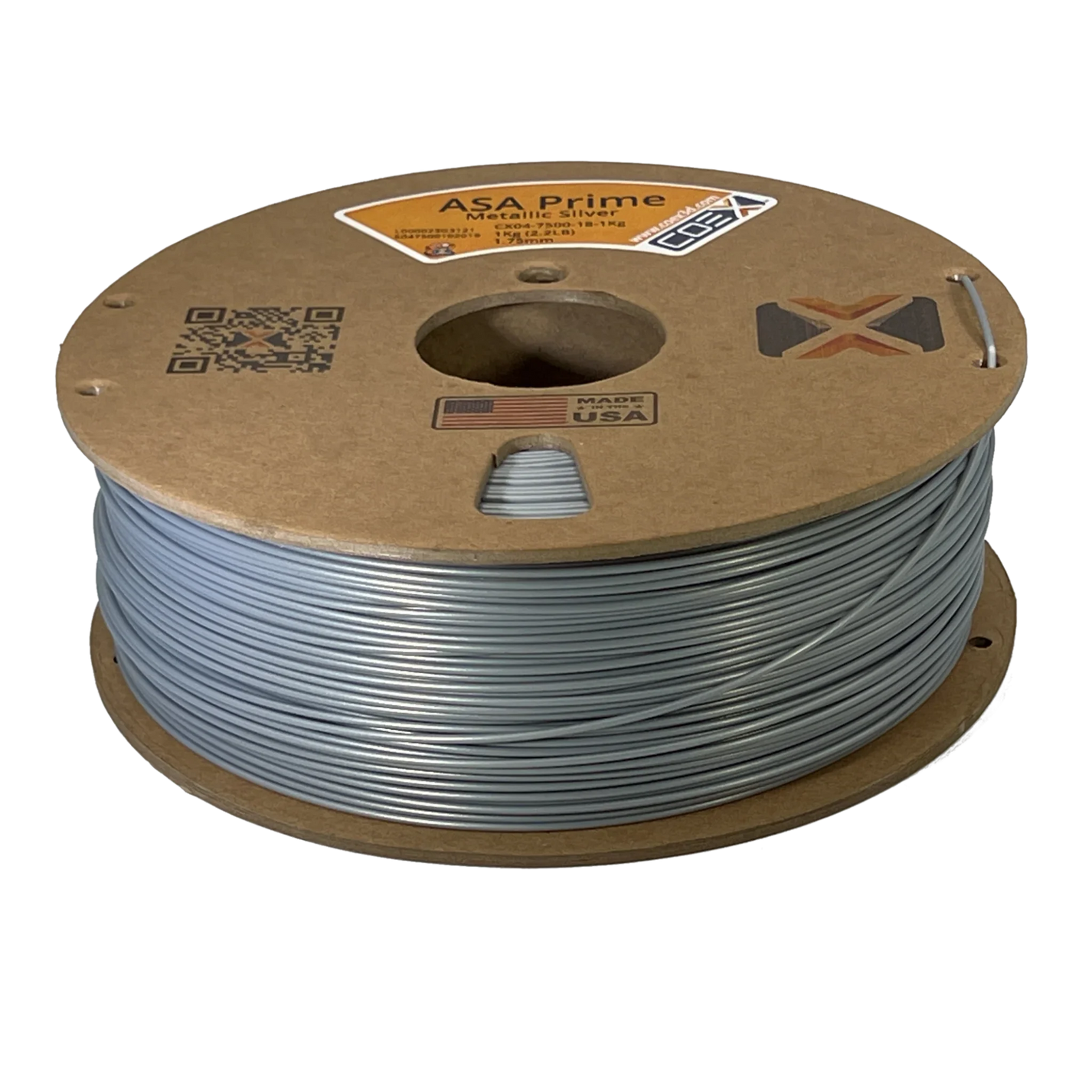 Metallic Silver ASA Prime - Made in the US - Get it now - COEX 3D