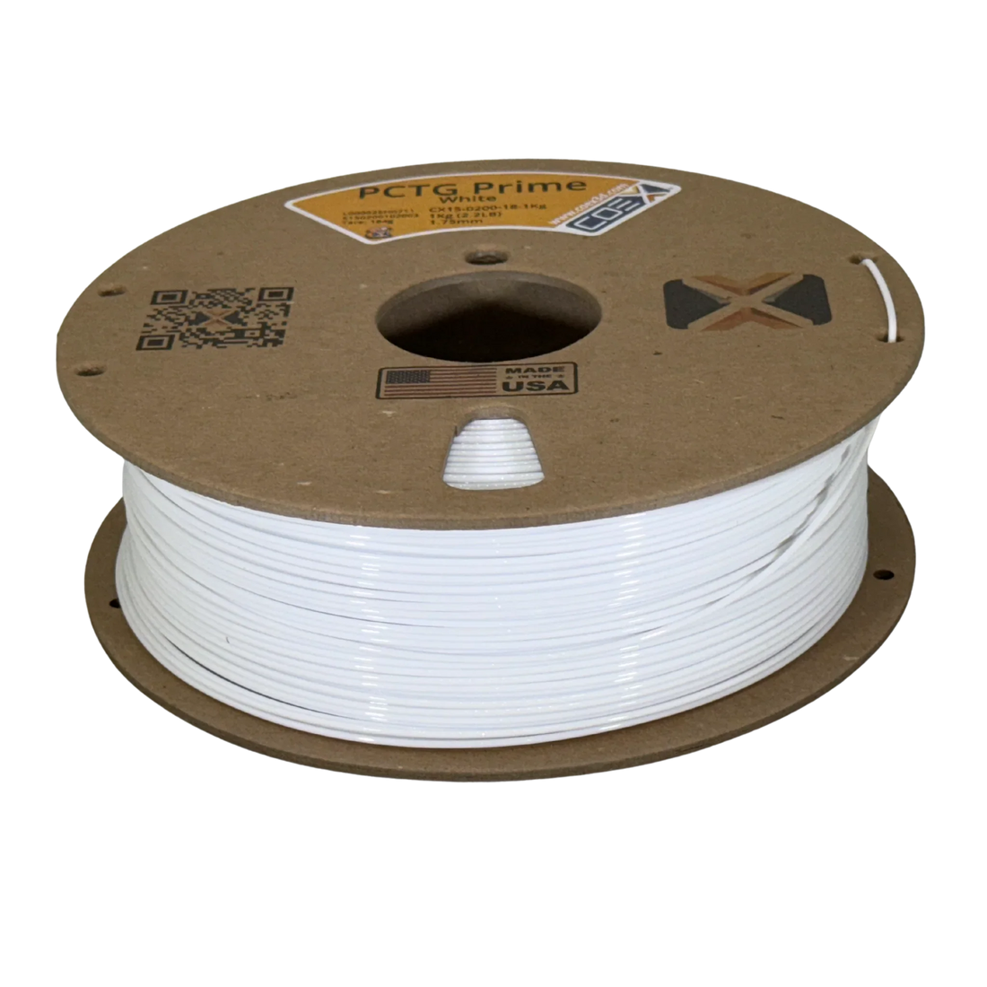 White PCTG Prime - Made in the US - Get it now - COEX 3D