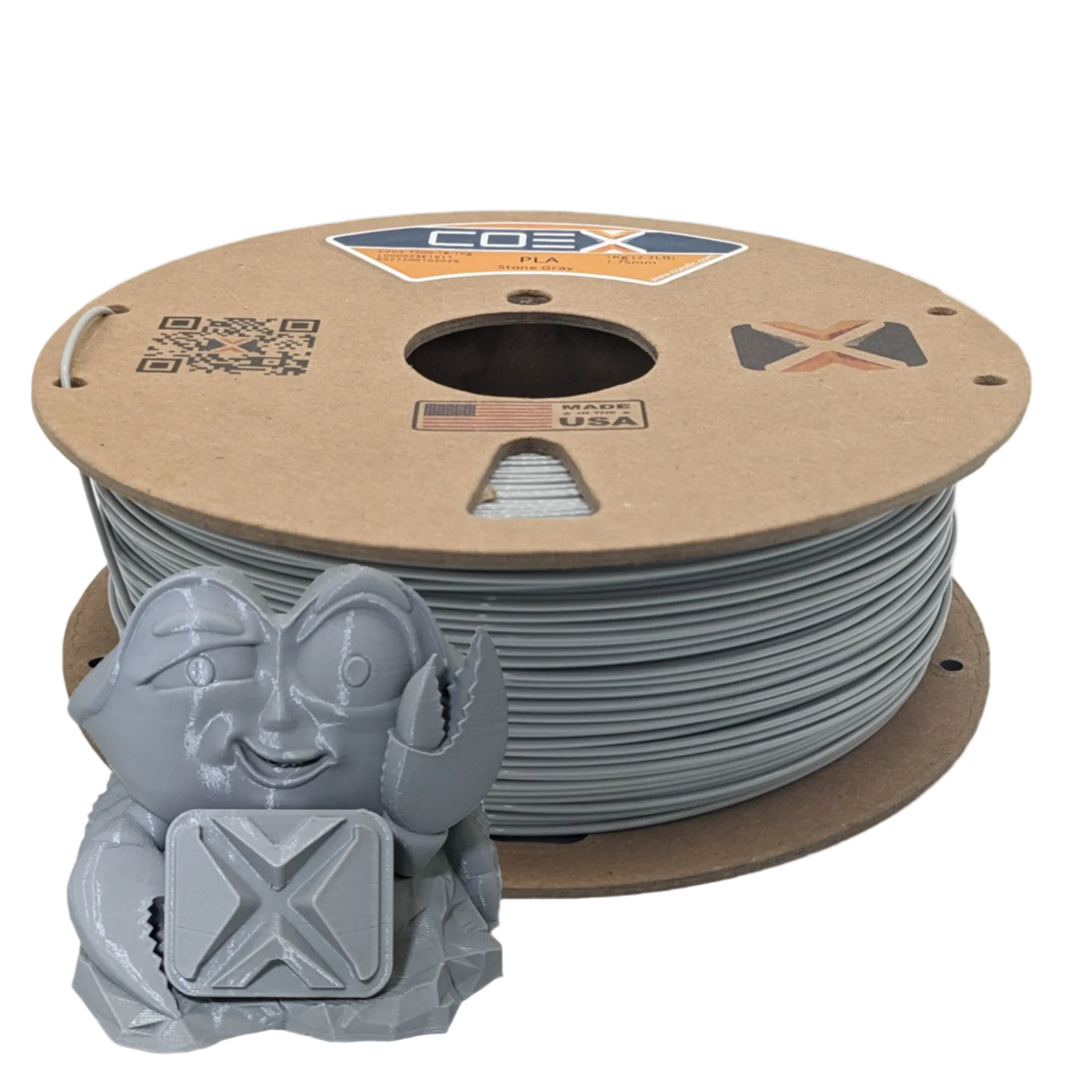 Stone Gray PLA Prime - Made in the US - Get it now - COEX 3D